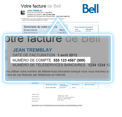 Bell - Libre-service Affaires - Inscription